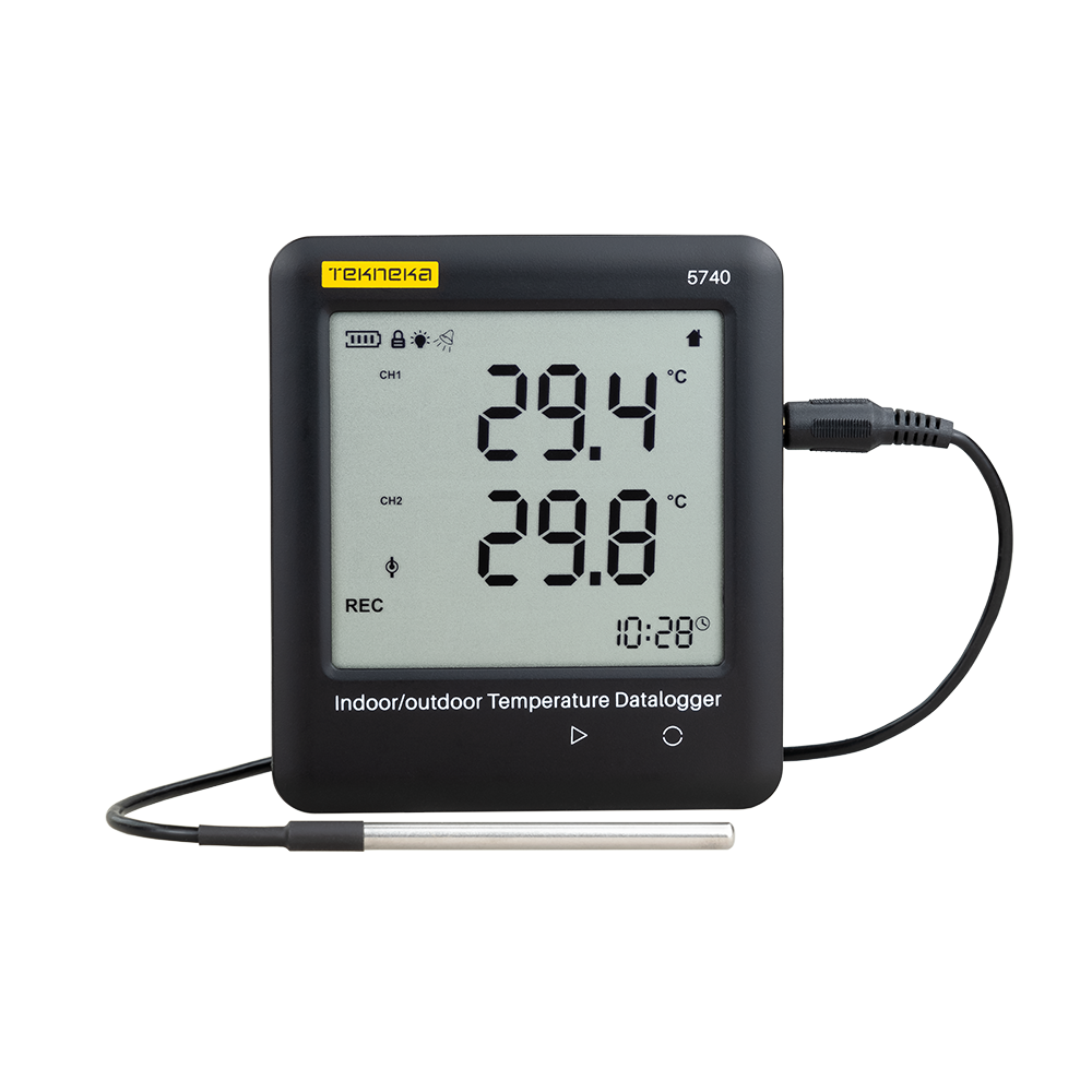 Tekneka 5740 Indoor/Outdoor Temperature Datalogger | Tekneka