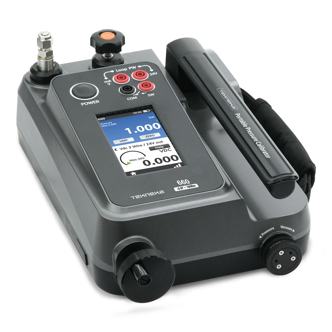 Tekneka 660 Portable Pneumatic Pressure Calibrator | Tekneka