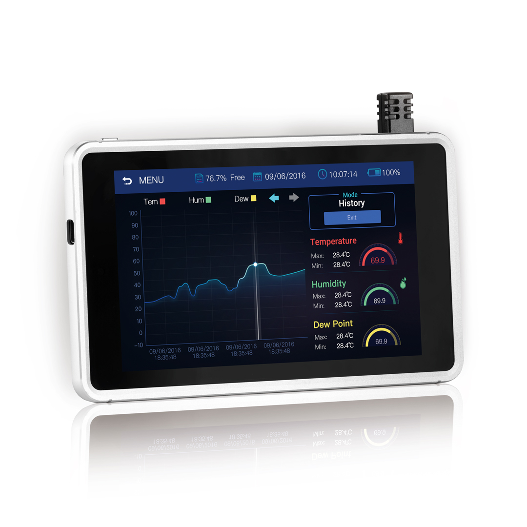 Tekneka TH650 Temperature Humidity Chart Recorder | Tekneka